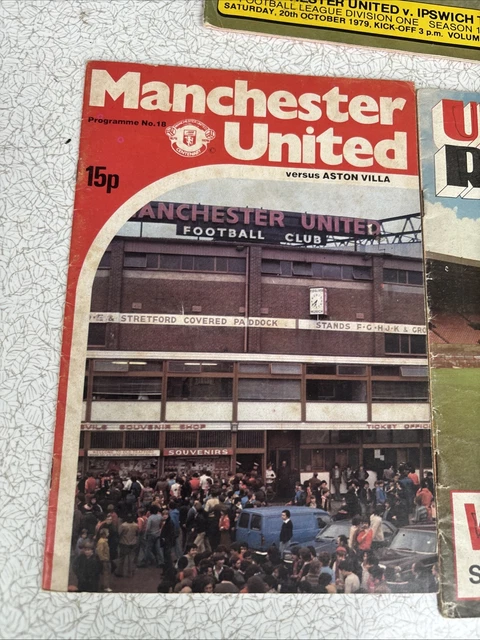 8 X 1970 / 1980’s Manchester United Programmes £5.43 - PicClick UK