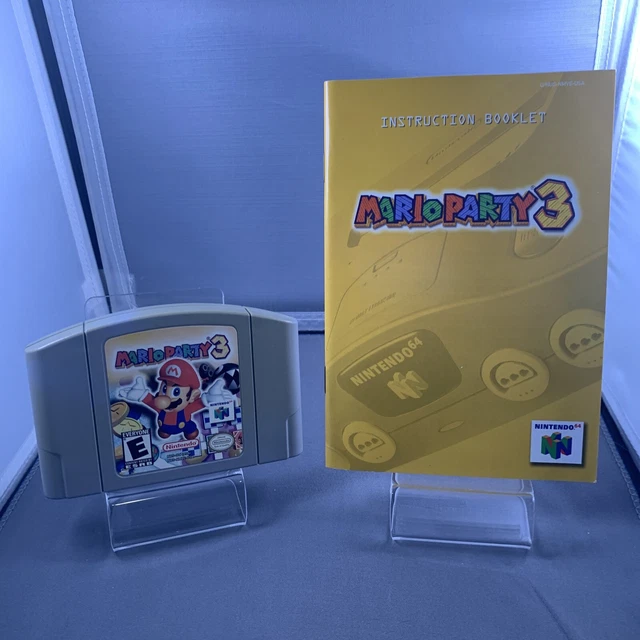 MARIO PARTY 3 Nintendo 64 2001 N64 With Manual Authentic And Tested mario-party-3-nintendo-64-2001-n64-with-manual-authentic-and-tested