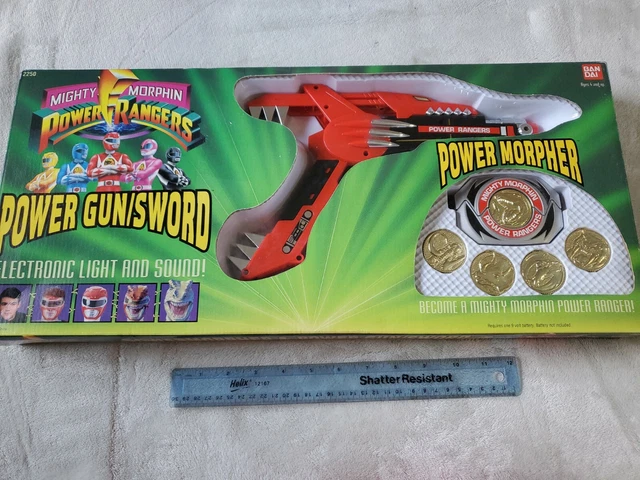 MIGHTY MORPHIN POWER Rangers Power Gun/Sword Morpher Bandai NEW Open ...