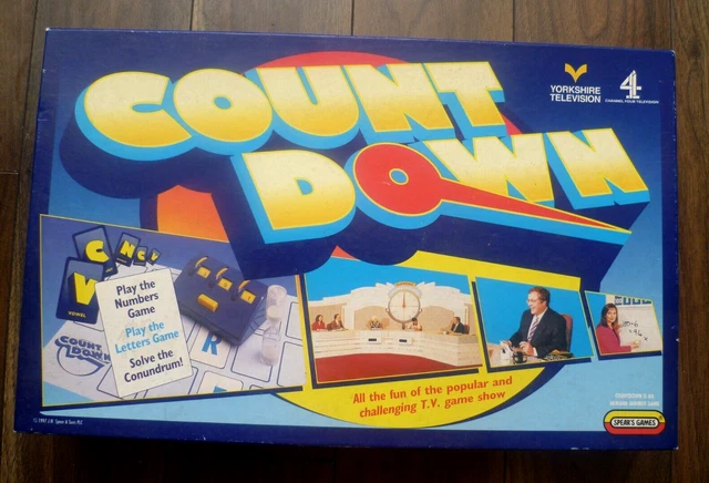 COUNTDOWN RARE VINTAGE Board Game-Channel 4-Complete and in Great ...