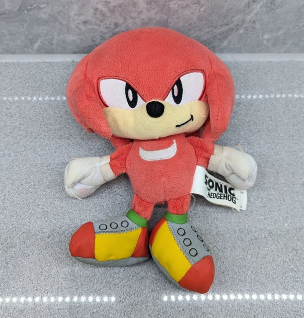 SEGA SONIC THE Hedgehog Knuckles 8" Plush Jakks Pacific Stuffed Soft ...