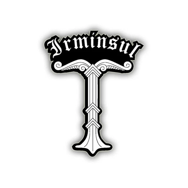 AUFKLEBER/STICKER IRMINSUL ALTSÄCHSISCHE Germanische Mythologie Säule ...