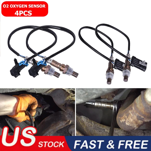 UPSTREAM & DOWNSTREAM Oxygen Sensor Kit Set of 4 for Chevy GMC Buick ...