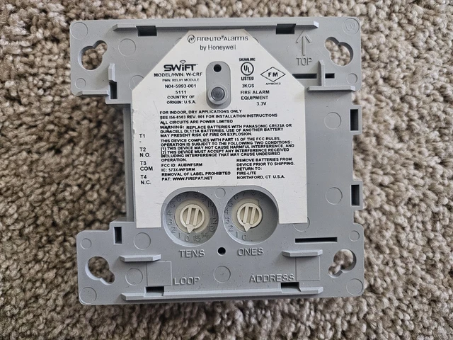 FIRE-LITE W-CRF SWIFT Wireless Relay Module $199.99 - PicClick