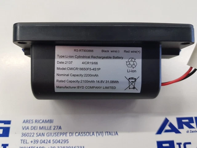 ROWENTA RS-RT900866 BATTERIE Li-On 14,8V Robot Explorer, Smart Force, X ...