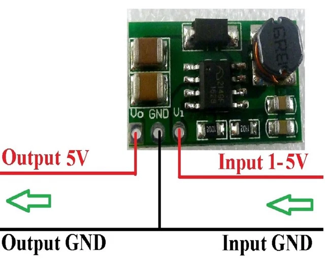 DD0606SA 800MA 2.5V 3.3V 3.7V to 5V DC DC Converter Step-up Boost Power ...