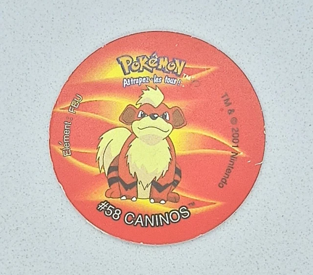 POG POKÉMON 24 Caninos Nintendo Pogs Kini Slammers Caps Cap Cheetos ...