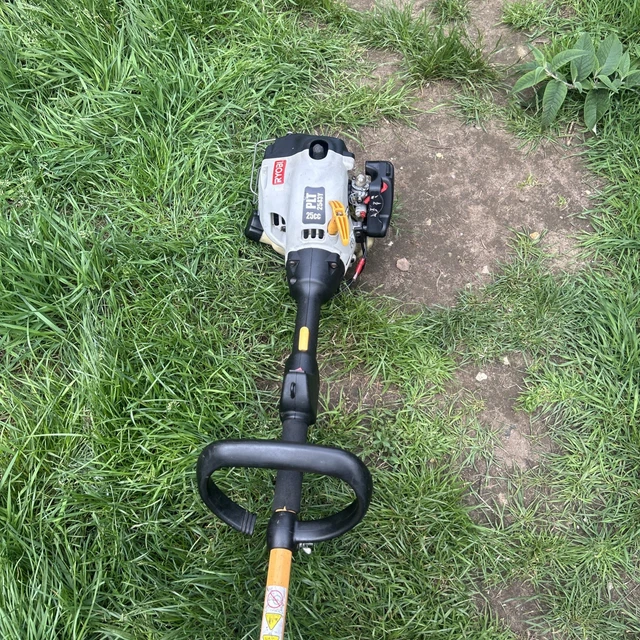 RYOBI PLT2543Y Petrol Strimmer Serviced In Running Condition new plug ...