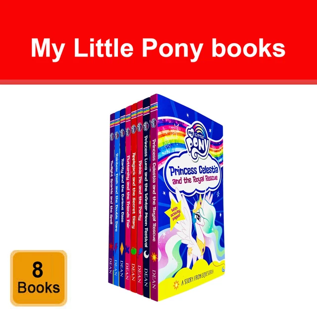MY LITTLE PONY 8 Books Collection Set Princess Celestia and the Royal ...