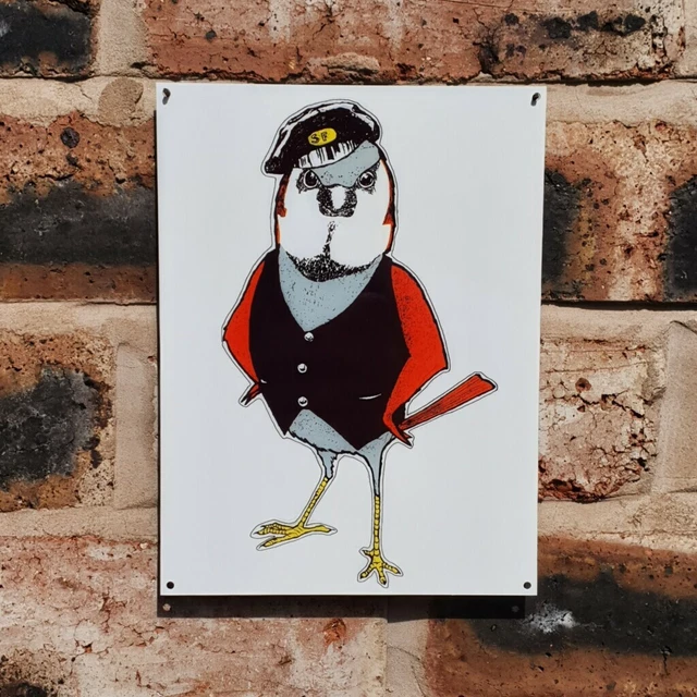 STRATFORD TMD COCKNEY Sparrow Railway Sign | 20x15cm Aluminium Rail ...