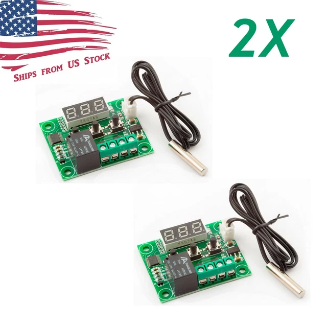 W1209 12V -50-110°C Digital Thermostat Temperature Control Switch ...