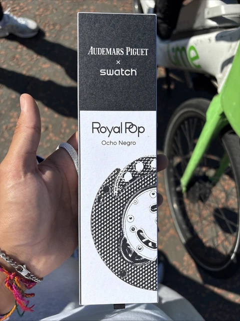 AUDEMARS PIGUET X Swatch Royal Pop Ocho Negro Brand New Unworn with Box ...