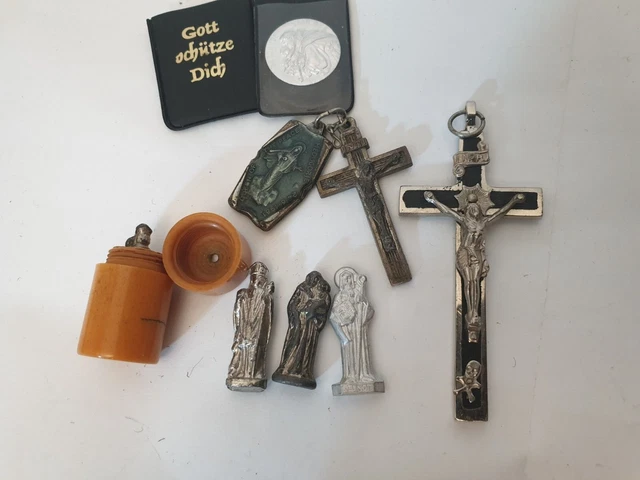 WW2 WWII GERMAN Army Wehrmacht pocket shrine Icons for soldiers Cross ...