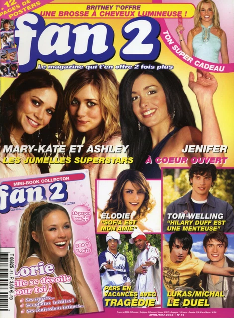 MAGAZINE FAN 2 n°51, Britney SPEARS, LORIE, JENIFER, M.POKORA, LUKAS ...