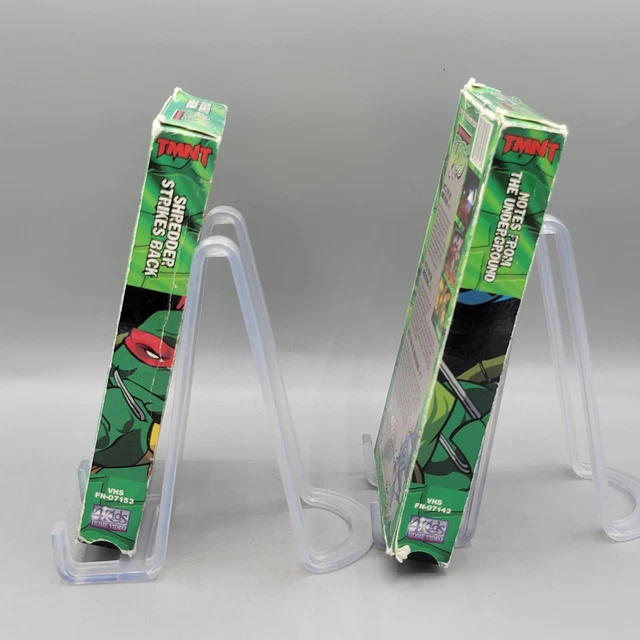 TEENAGE MUTANT NINJA Turtles TMNT 2003 Mirage Studios VHS Set of 2 £18. ...
