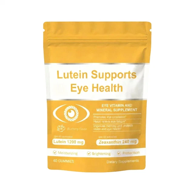 LUTEIN GUMMIES DRY Eye Relief Supplement Chews 60 Granules Protect Eye ...