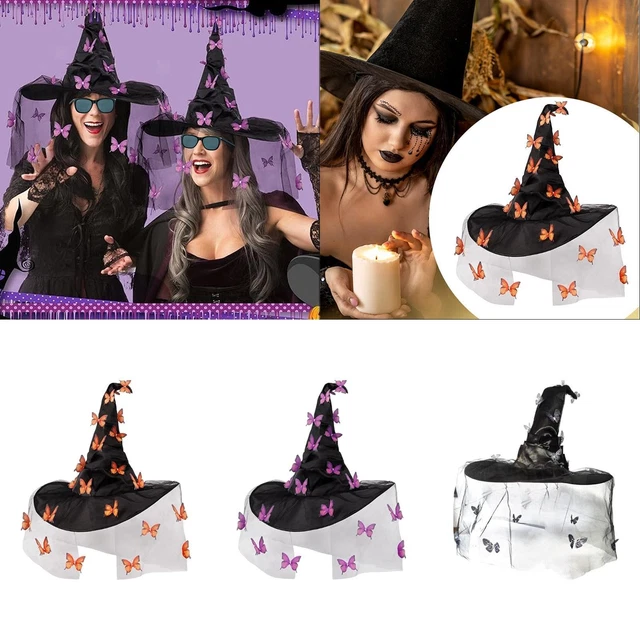 WITCH HAT LIGHTWEIGHT Decorative Gothic for Club Masquerade Stage ...