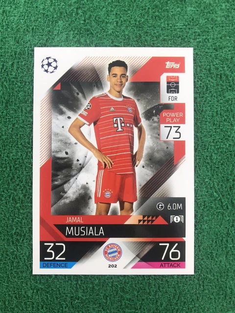 TOPPS MATCH ATTAX 2022/2023 Jamal Musiala #202 Card EUR 1,00 - PicClick IT