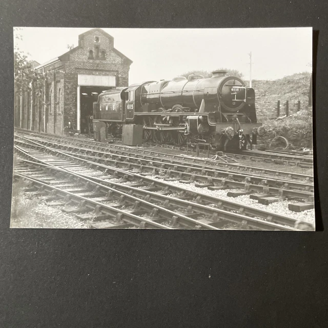 RAILWAY STEAM PHOTOGRAPH - 7916 (Named) & 6808 (Named) At Penzance Shed ...