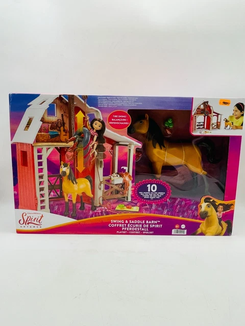 MATTEL SPIRIT UNTAMED Pferdestall Dreamworks Pferd Stall Spielzeug ...