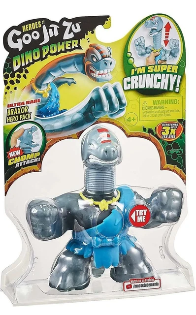 HEROES OF GOO Jit Zu Braxor Dino Power avec attaque chomp (Ultra rare ... HEROES OF GOO Jit Zu Braxor Dino Power avec attaque chomp (Ultra rare ...