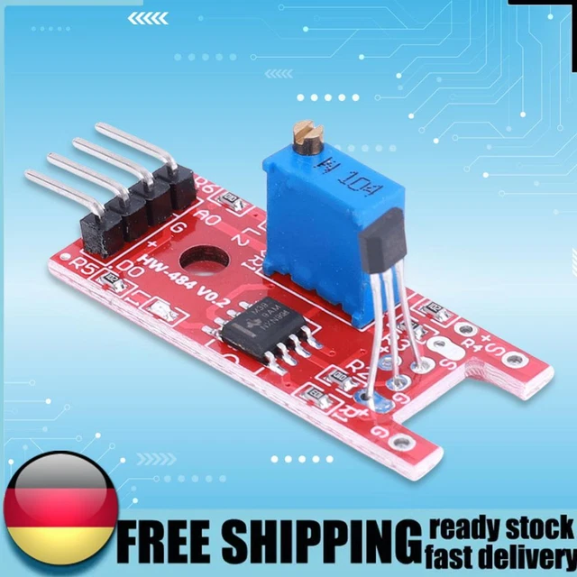 KY-024 SPEED SENSOR Module 4pin Hall Effect Magnetic Sensor for Arduino ...