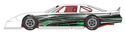 RACE CAR WRAP, Graphics, Decals, IMCA Late Model Dirt #12 £111.43 ...