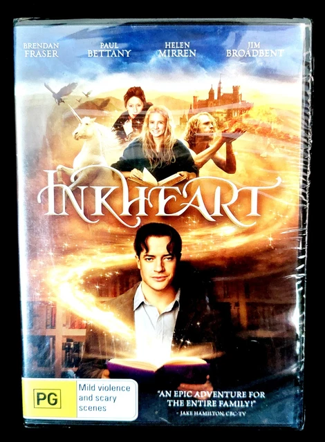INKHEART STARRING BRENDAN Fraser & Helen Mirren DVD, 2008 Region 4 New ...
