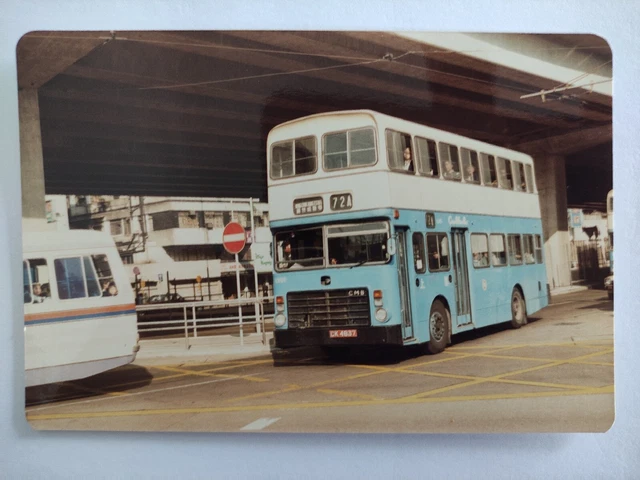 ORIGINAL PHOTO CHINA Motor Bus Hong Kong 1980s LV65 CK4837 Leyland ...