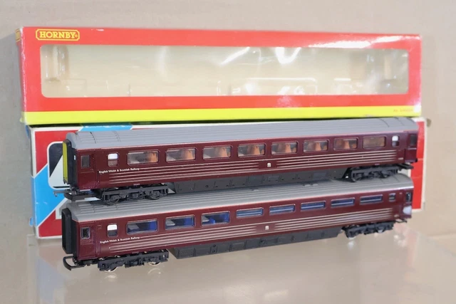 HORNBY LIMA 305367 RE PAINTED EWS MK4 OPEN 2nd & RESTAURANT CAR COACH ...
