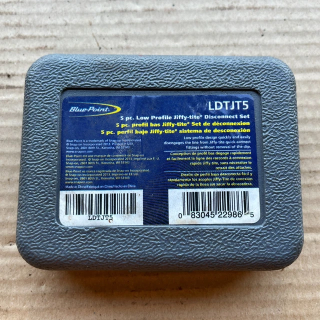 BLUE-POINT BY SNAP On Low-Profile Jiffy-tite® Disconnect Set - LDTJT5 ...