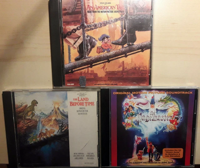 JAMES HORNER ANIMATION CDs: AN AMERICAN TAIL-THE LAND BEFORE TIME-THE ...