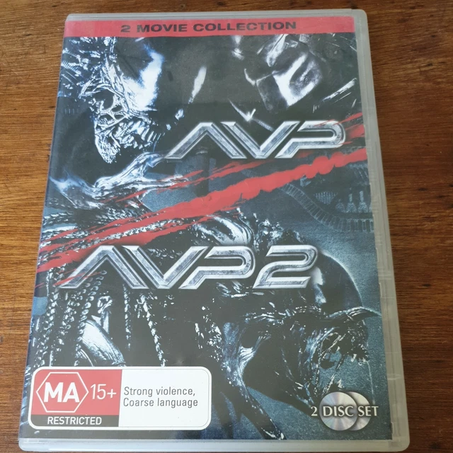ALIEN VS PREDATOR + AV2 Requiem Double DVD R4 Like New! FREE POST $16. ...