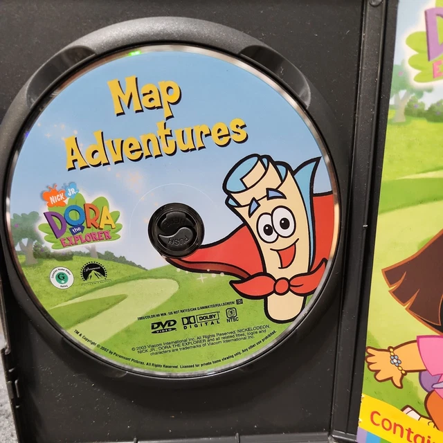 DORA THE EXPLORER Map Adventures DVD 2003 Kids Home Cartoon Nick Jr $4. ...