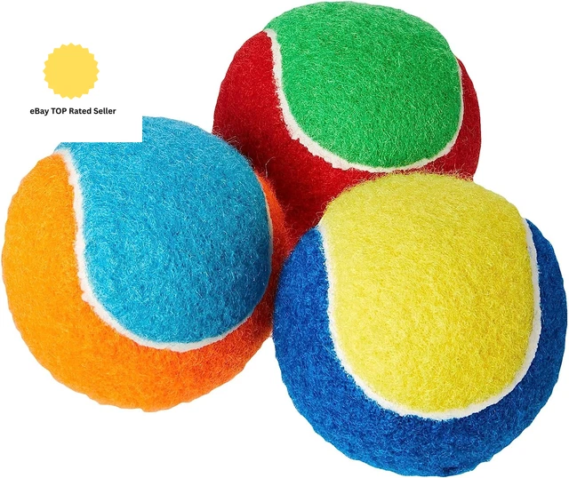 SQUEAKY TENNIS BALLS for Dogs, All Breed Sizes (Pack of 3) £8.94 ...
