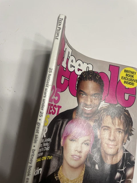 TEEN PEOPLE SISQO Pink And JC May 2001 Magazine Cut Britney Special ...