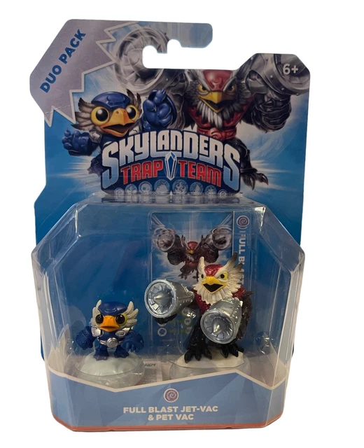SKYLANDERS TRAP TEAM Full Blast Jet Vac & Pet Vac Duo Pack Buddy Pack ...
