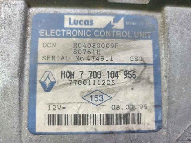 7700104956 BOÎTIER MOTEUR uce pour RENAULT KANGOO (F KC0) 1997 181202 EUR 46,62 - PicClick FR