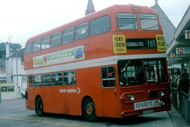 DEVON GENERAL NO.527 Paignton 1978 Bus Photo £0.99 - PicClick UK