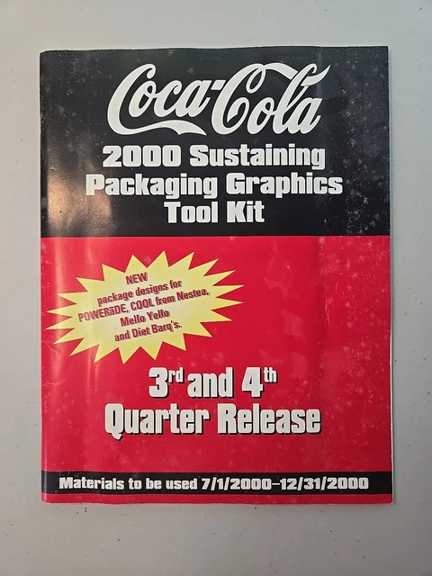 COCA-COLA 2000 SUSTAINING Packaging Graphics Tool Kit With Graphic CDs ...