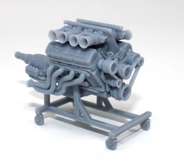 1/24 SCALE 572 Cross Velocity Engine Model Kit - 19 Piece Kit EUR 20,77 ...