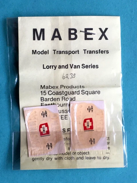 MABEX : MODEL Transport Transfers "Nestles Milk" Lorry & Van Series ...