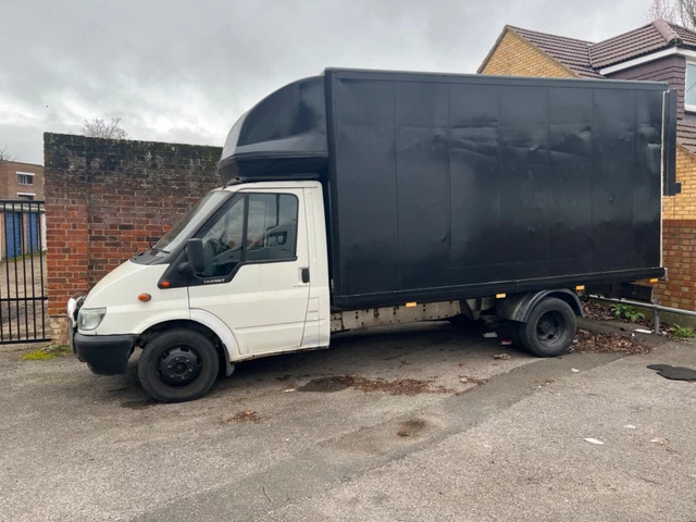 FORD TRANSIT LUTON van long mot covered recovery truck conversion £ ...