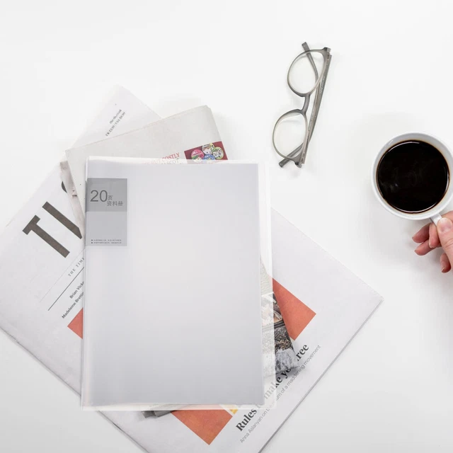 DOSSIER LIVRET PLASTIQUE Bureau De Documents Transparent Fichiers ...