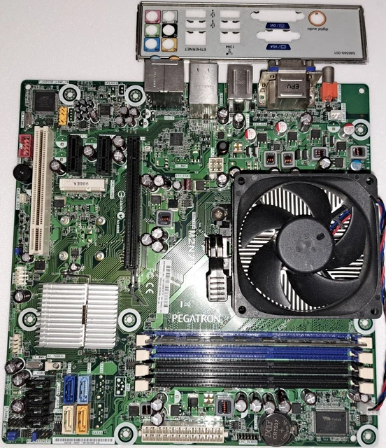 SCHEDA MADRE HP 583366-001 Pegatron M2N78-LA con CPU AMD Dual Core AM2 ...