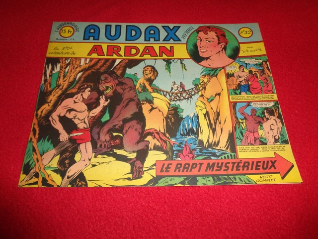 BD RECIT COMPLET Audax N° 32 Ardan / Ed Artima Eo 1950 EUR 5,00 - PicClick FR