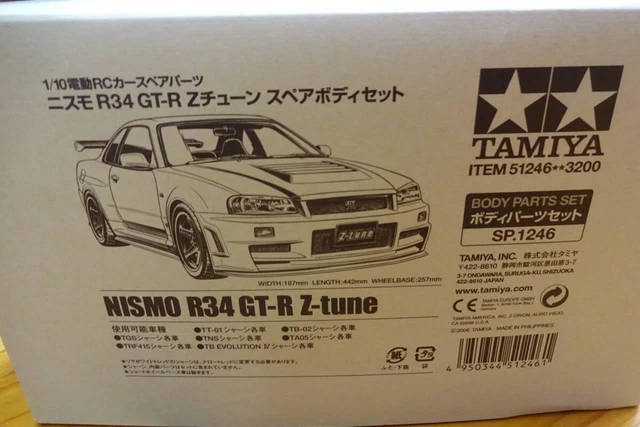 TAMIYA 1/10 SKYLINE Nismo R34 Gtr Z Tune Spare Body Set £136.44 - PicClick UK