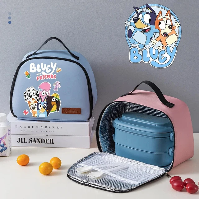 BLUEY BINGO CUTE Kids Lunch Box Bag Boys Girls Cooler Bags Cartoon ...