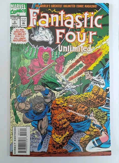 FANTASTIC FOUR UNLIMITED 3 VF/NM 1993.First Printing.Marvel comics EUR 9,90 - PicClick IT