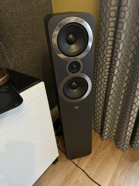 Q ACOUSTICS 3050I Floor Standing Tower Speakers Graphite Grey C/W Boxes ...